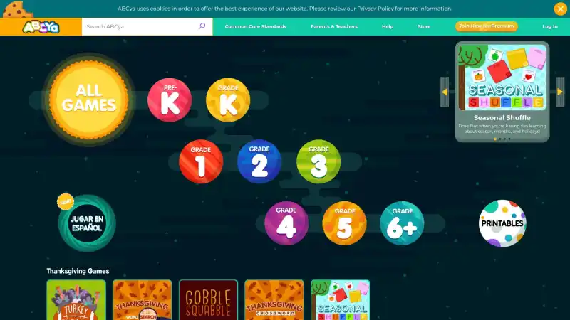 ABCya! • Educational Computer Games and Apps for Kids-Gamhub Game Directory