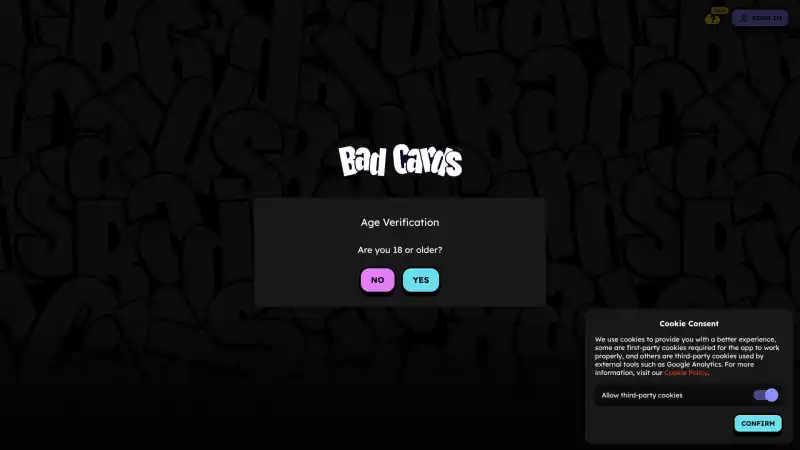 Bad Cards | good games for your bad side.-Gamhub Game Directory