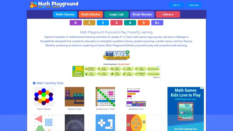 Math Playground: Purposeful Play. Powerful Learning.-Gamhub Game Directory