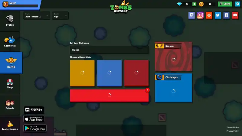 Zombs Royale - 100 Player 2D Real-Time Battle Royale-Gamhub Game Directory